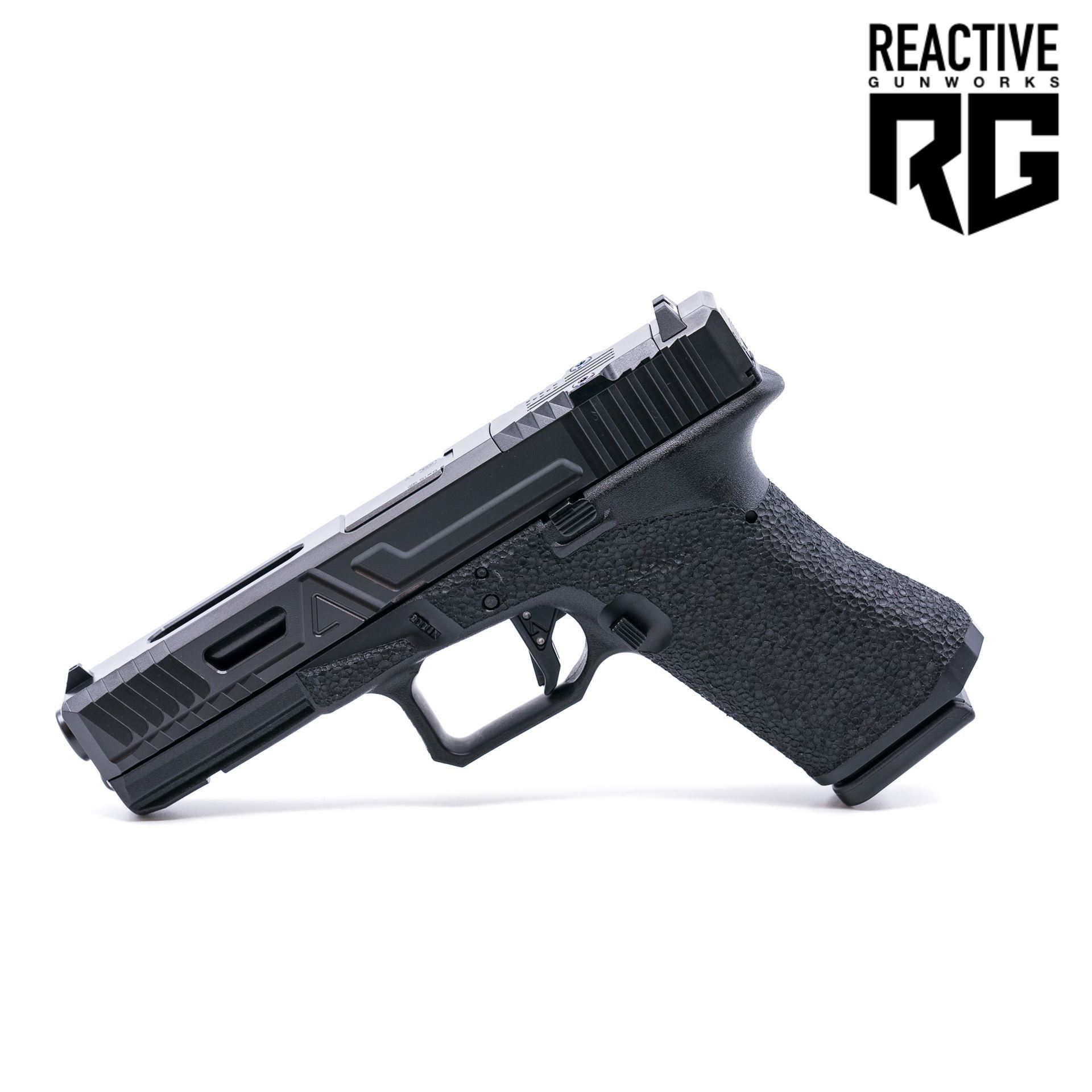 Agency Arms Glock 17 Gen 3 Urban DLC Grip Chop EDC Stippling|