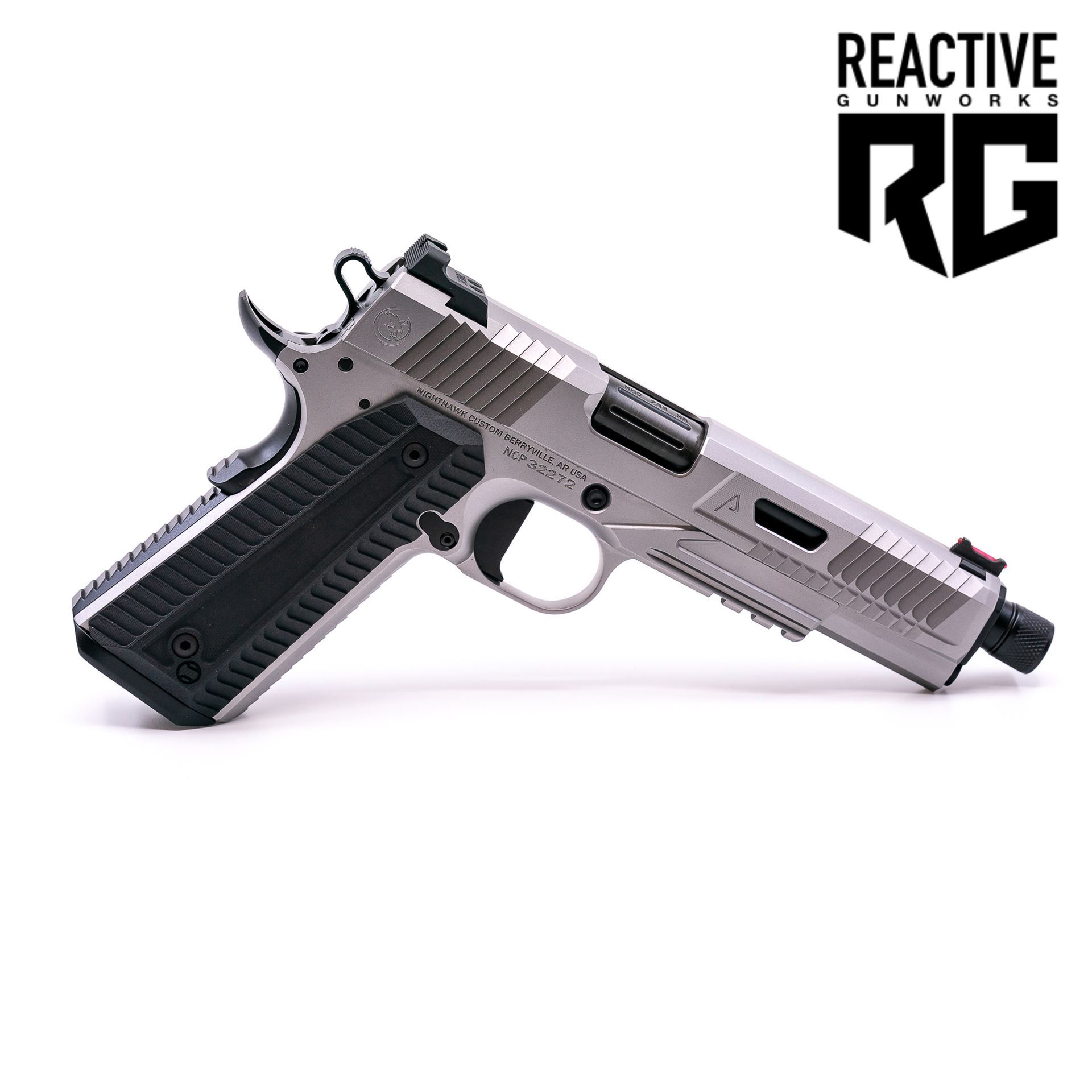 Nighthawk Custom Agent 2 1911 STAINLESS/THREADED - 9mm|