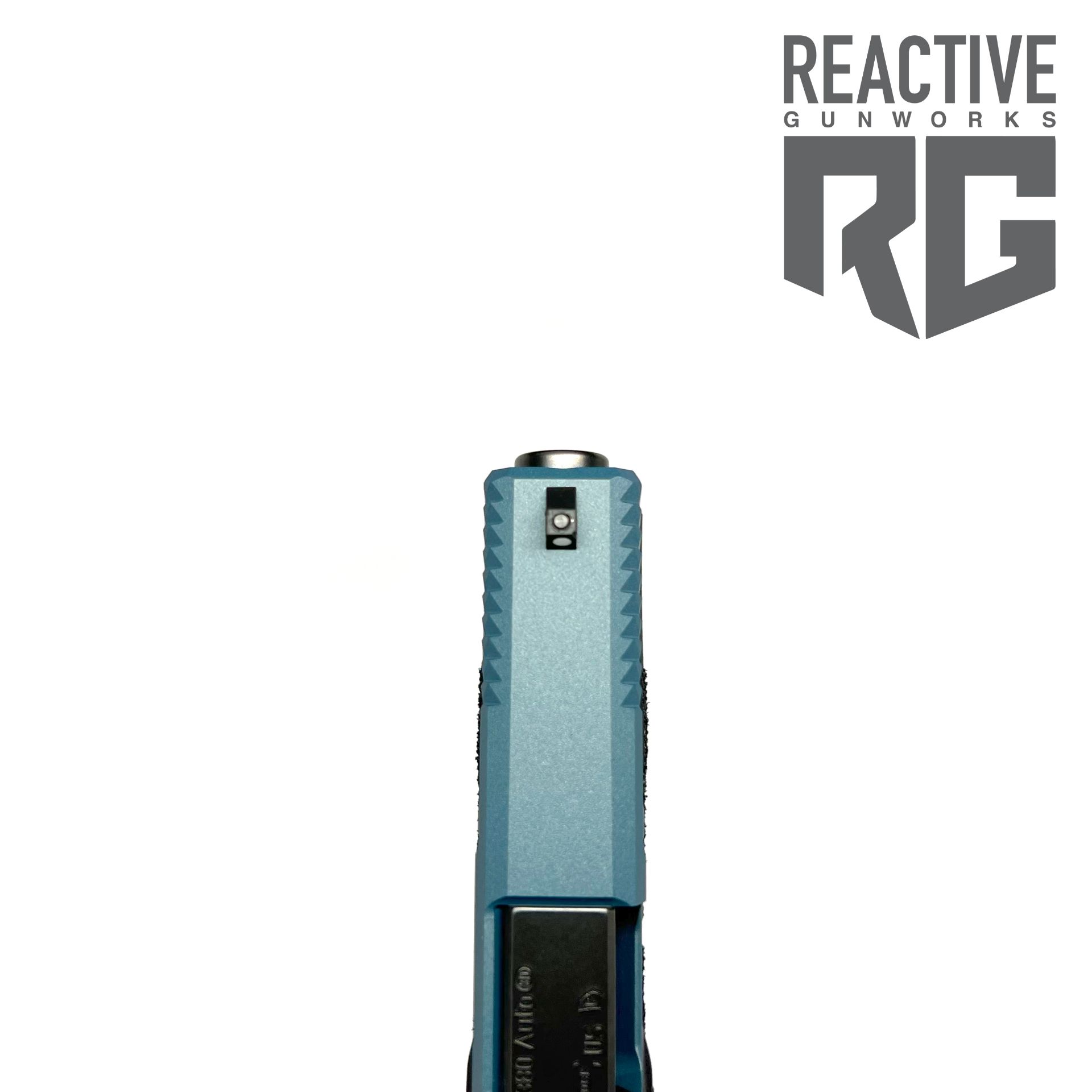 Agency Arms Glock 42 Field Blue Titanium Slide Standard | Reactive ...