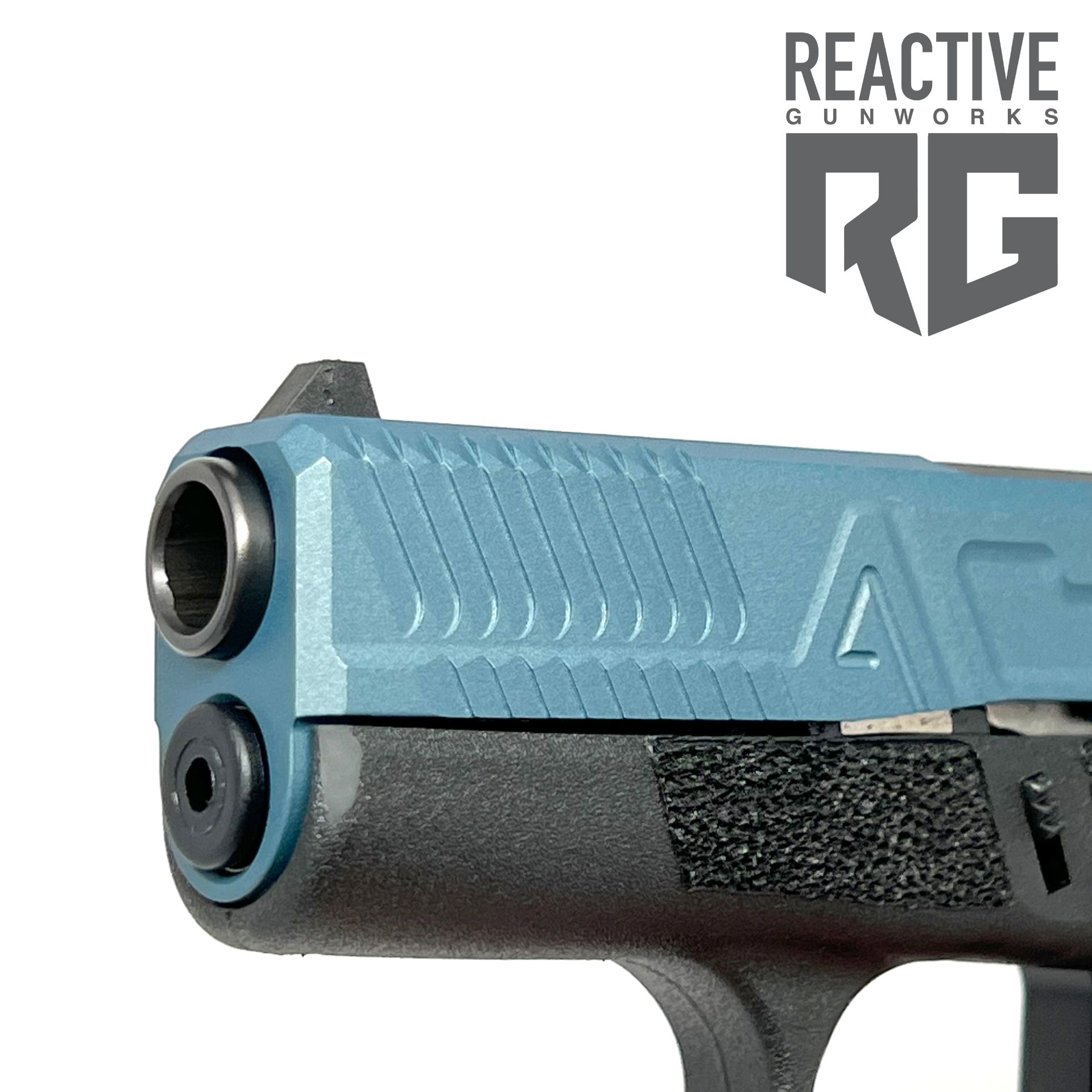 Agency Arms Glock 42 Field Blue Titanium Slide Standard | Reactive ...