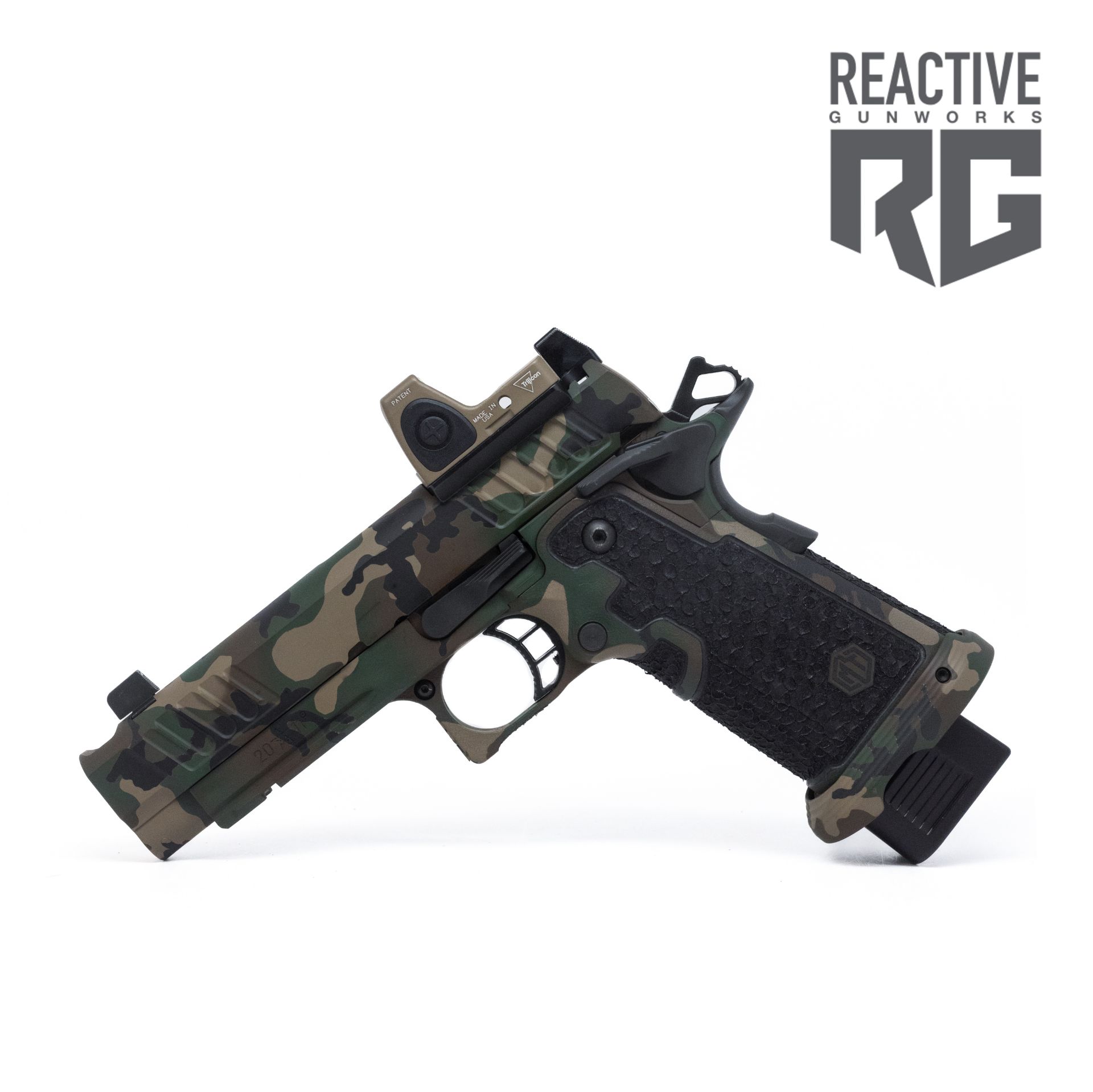 Monsoon Tactical Staccato P M81 Woodland RMR Genghis Komp 9mm ...