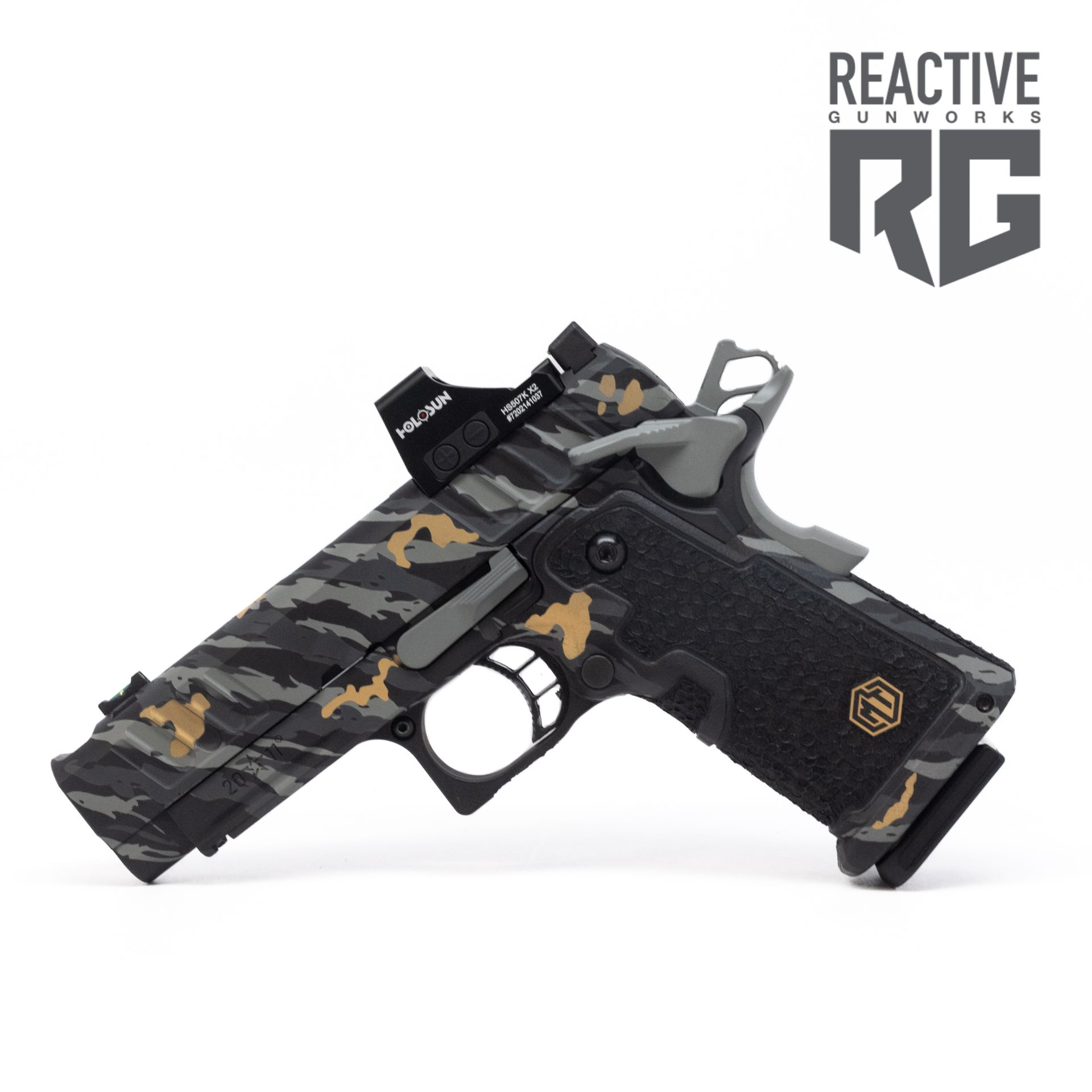 Monsoon Tactical Staccato C2 Grey/Gold Tiger Stripe Multicam 507K ...