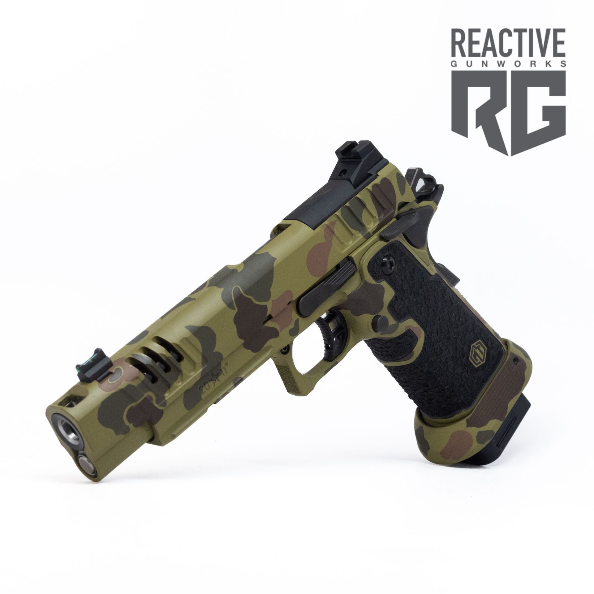 Monsoon Tactical Staccato XL DPO Jungle Frog Skin | Reactive Gunworks ...