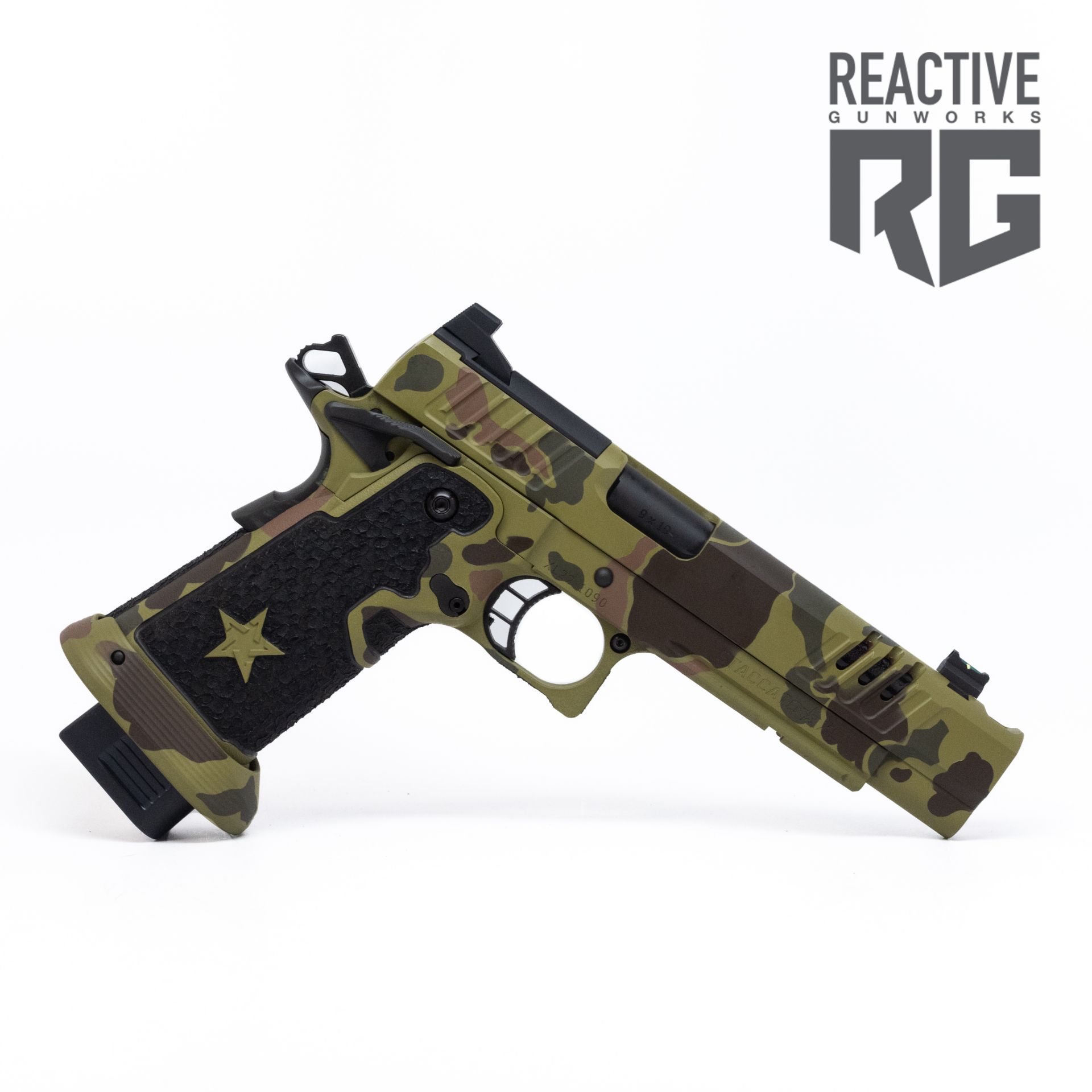 Monsoon Tactical Staccato XL DPO Jungle Frog Skin | Reactive Gunworks ...
