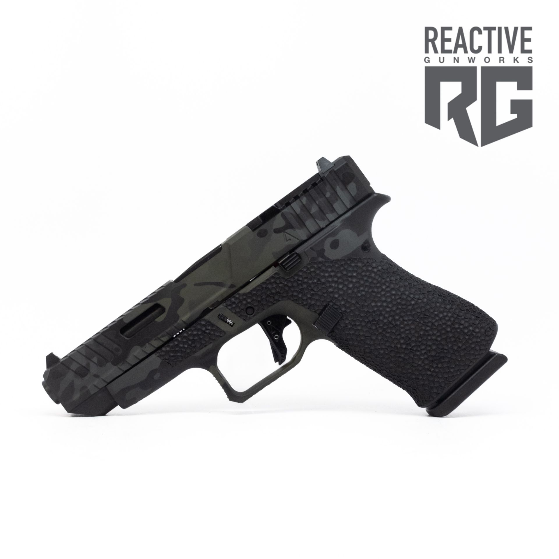 Agency Arms Glock 48 Peacekeeper Black Multicam EDC | Reactive Gunworks