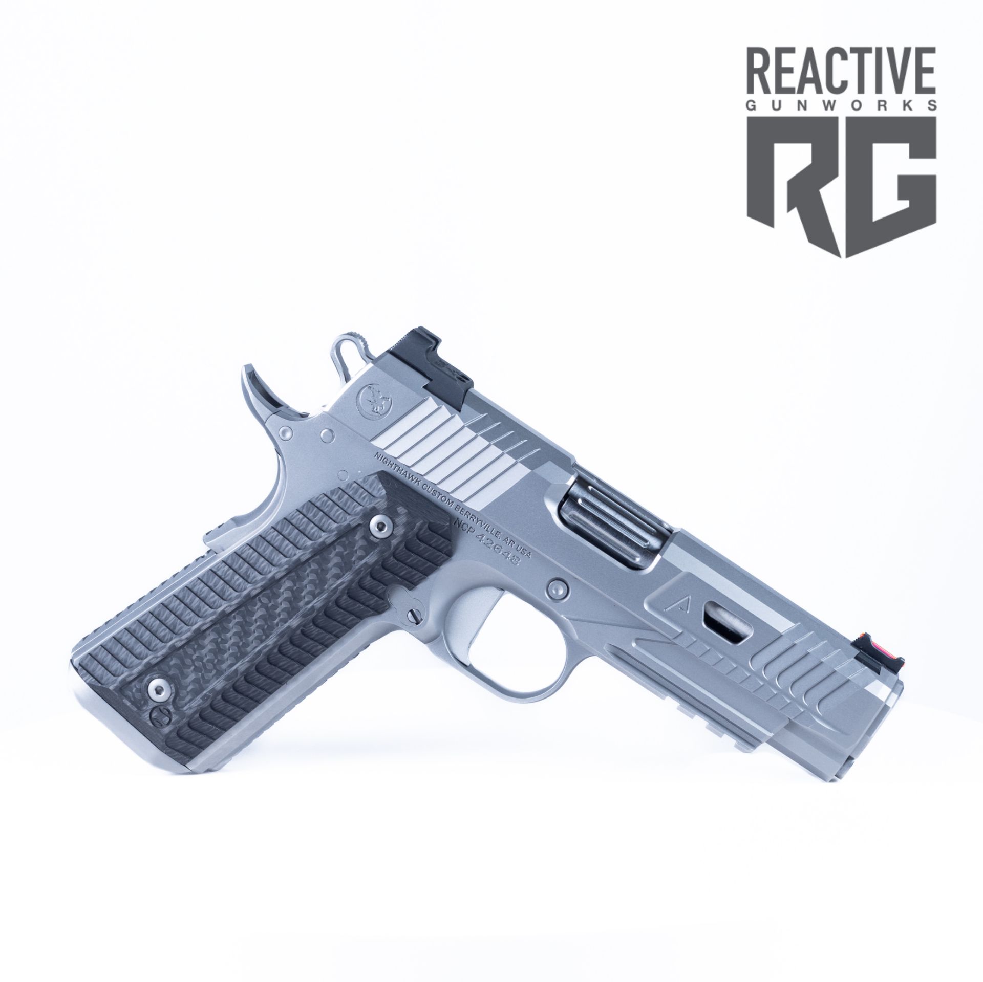 Nighthawk Custom Agent 2 Commander Stainless Steel 9mm 1911 | Reactive ...