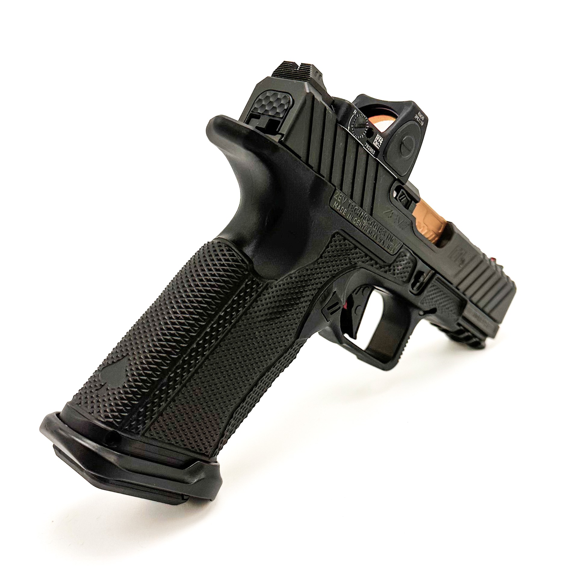 Icarus Precision Zev OZ9 Compact Grip Module Black | Reactive Gunworks | Reactive Gunworks