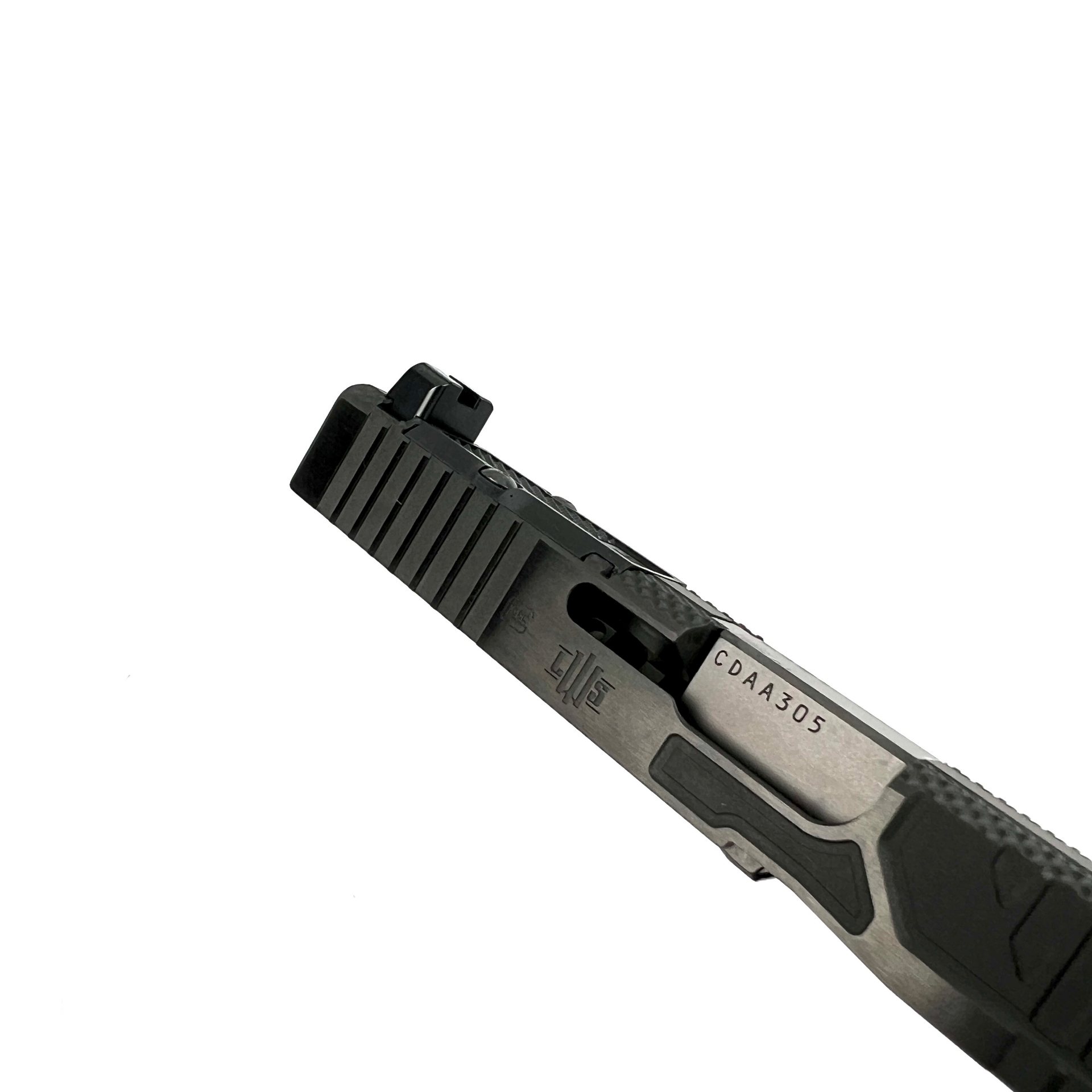 LWS G19.5/45/19X Chainsaw Slide with Ported Barrel Black DLC RMR ...