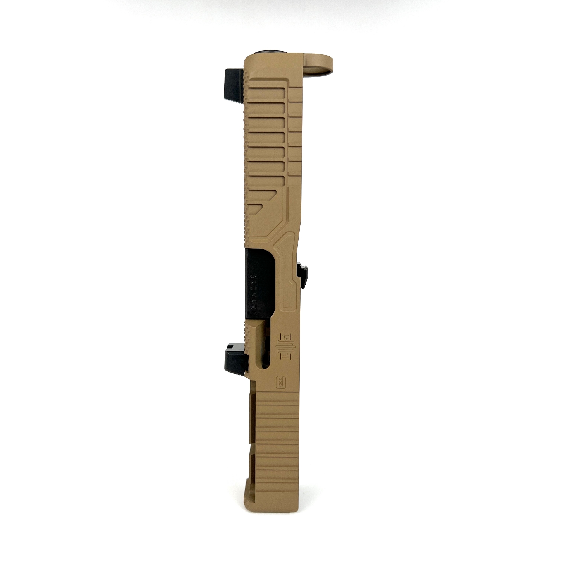 LWS G19.5/45/19X Chainsaw Slide Ported Barrel 19X FDE ACRO | Reactive ...