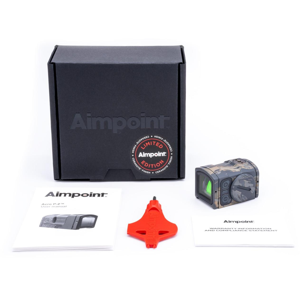 Aimpoint ACRO P-2™ Sniper Grey Tiger Stripe 3.5 MOA - Red Dot Reflex ...