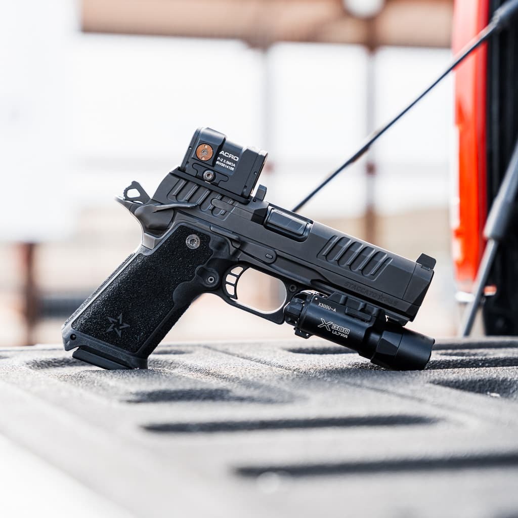 Staccato 2011 HD P4.5 Optics Ready (9mm) 4.5" DLC Sight Block Bull ...