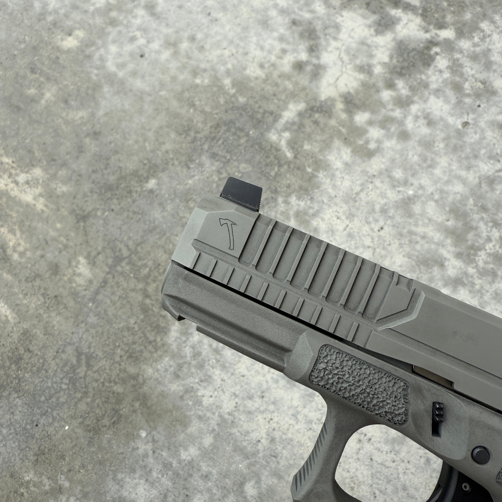 LWS x VEIL G45 Tomahawk ACRO Cut Relic Gray | Reactive Gunworks