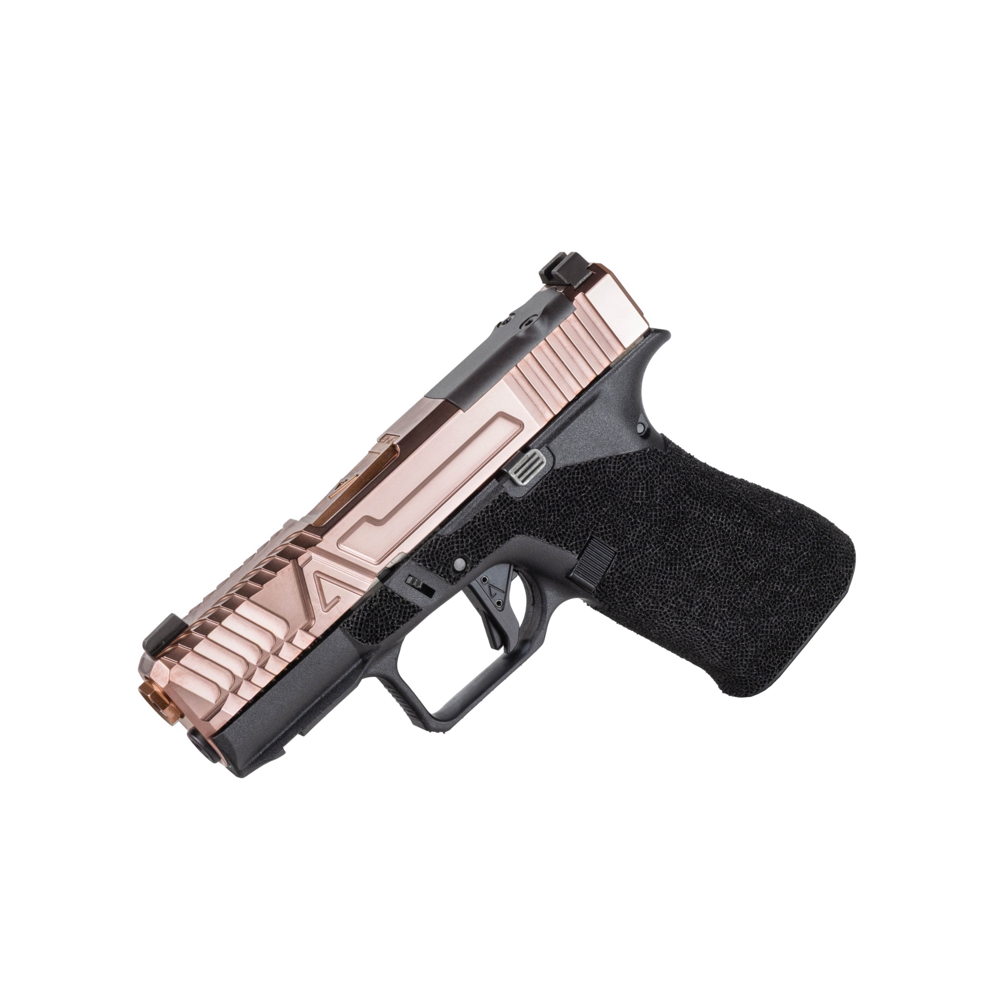 Agency Arms Glock 43X MOS Bonesaw Rose Gold Premier | Reactive Gunworks