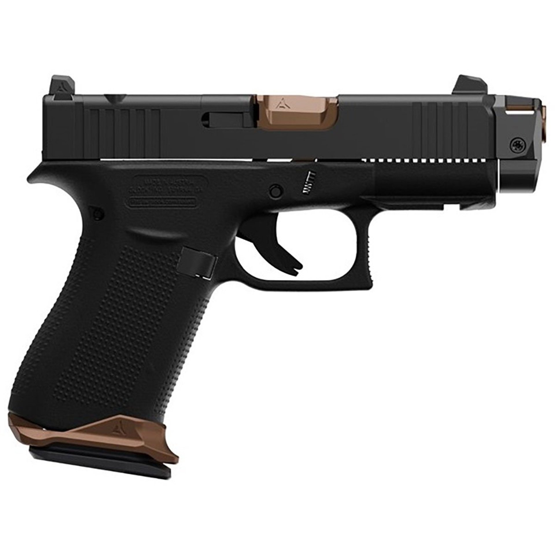 Radian Anchor + Magwell for Glock 43X/G48 Bronze | Reactive Gunworks