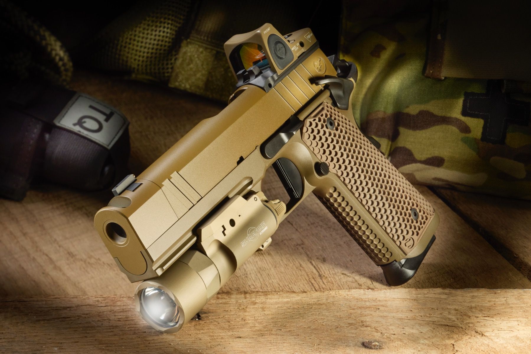 Nighthawk Custom Sand Hawk 9mm | Reactive Gunworks | Reactive Gunworks
