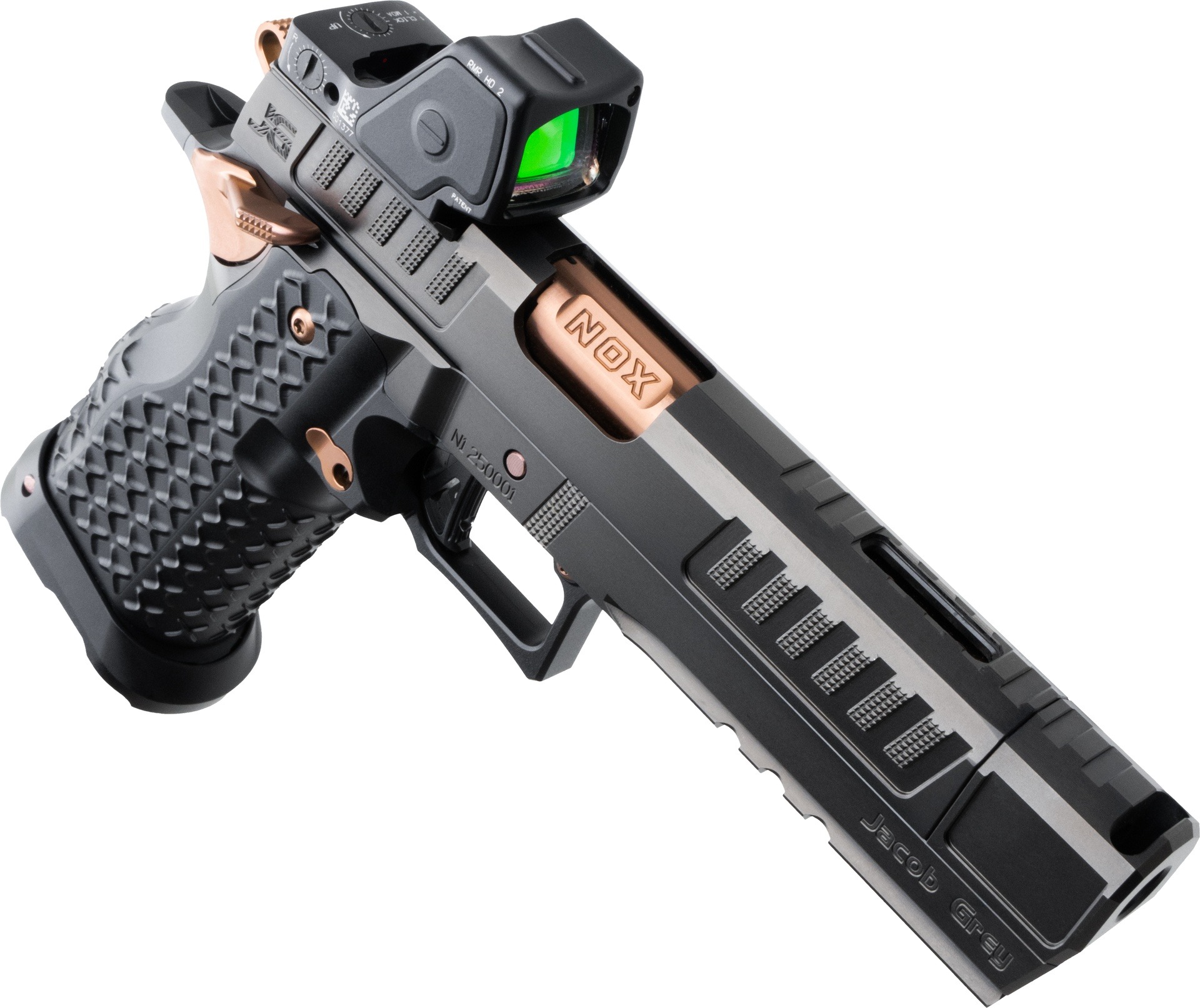 Jacob Grey NOX9 Ported/Comped 5" 17RD 2011 (9mm) W/ RMR Plate *PRE-SALE ...